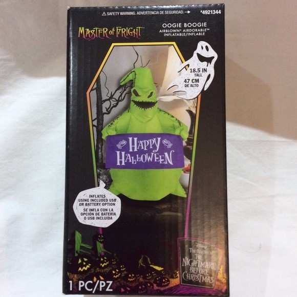 Disney | Holiday | Oogie Boogie 85 Airblown Inflatable Nightmare Before ...